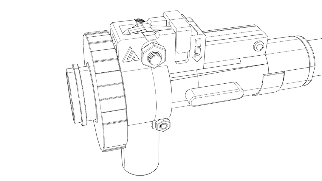 Top-Down-Center (TDC) Bracket Integration Kit for: KWA QRF MOD2 Rotary ...