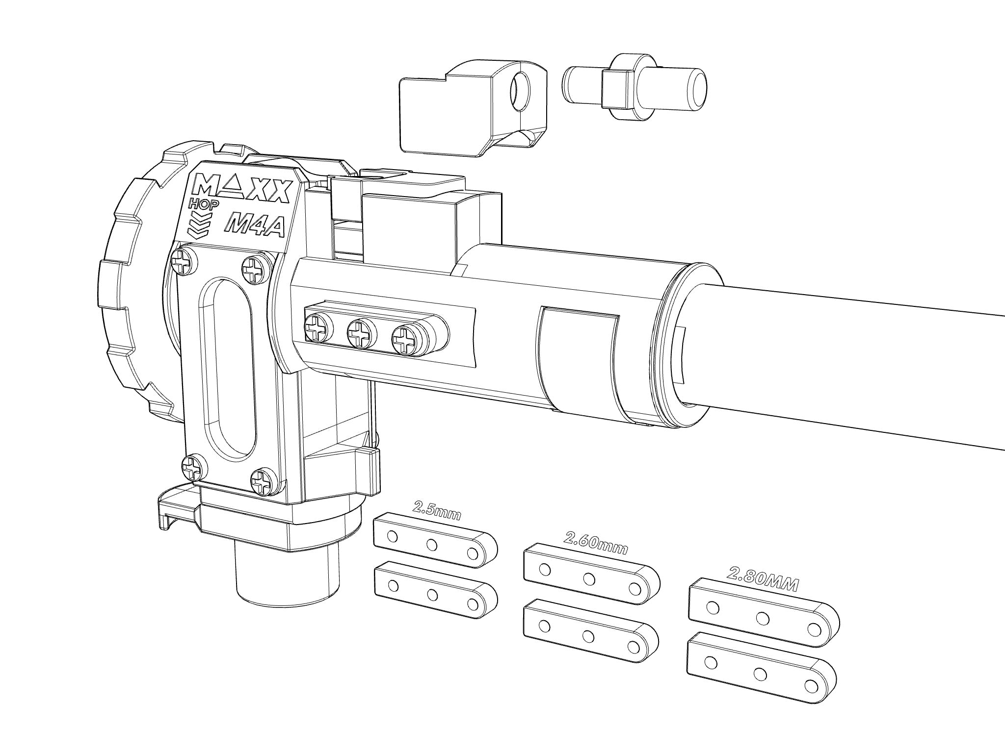 Maxx Model Hop-up Chamber (New Gen M4A) - True Centering Unit (TCU ...